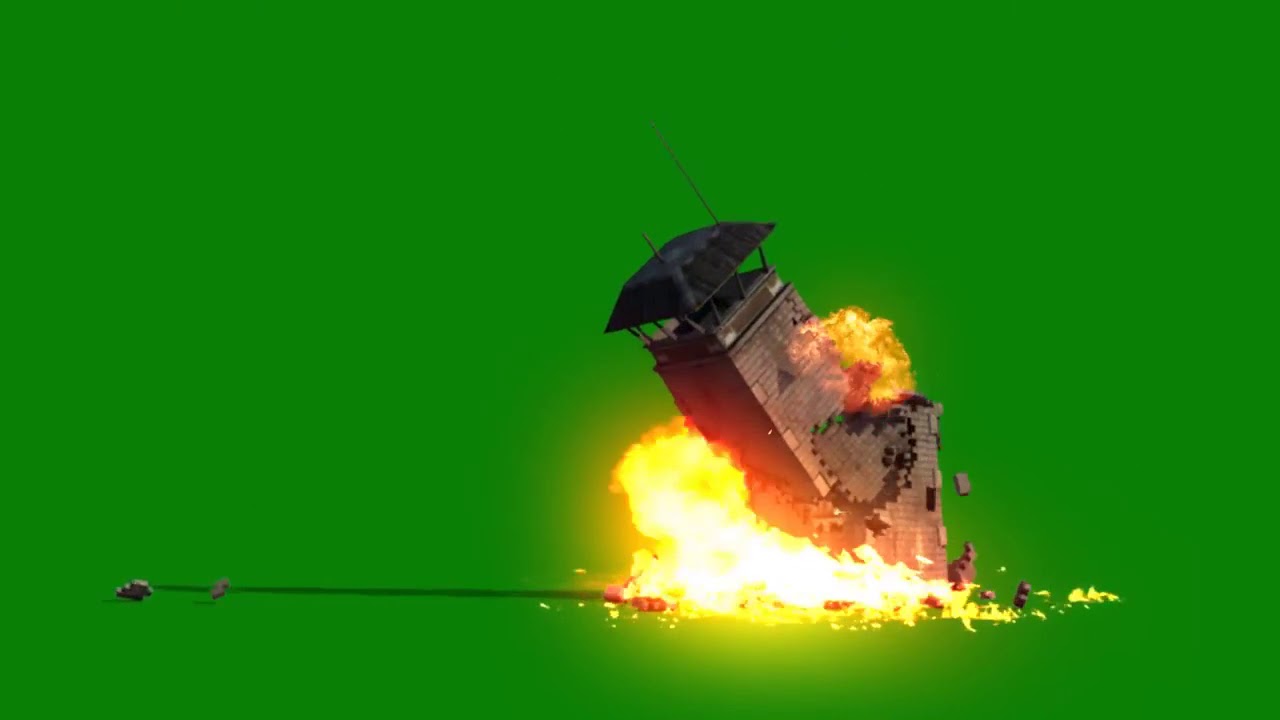 Building blast green screen Effect VFX |Green screen Effect free |Mohit ...