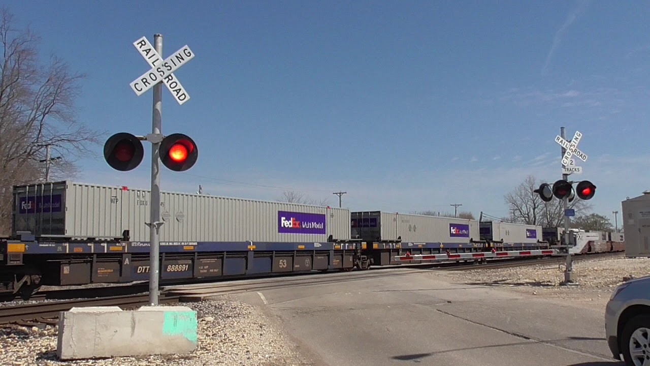 Odd K5HA on BNSF 6368 East Joliet, IL 4/16/19 - YouTube
