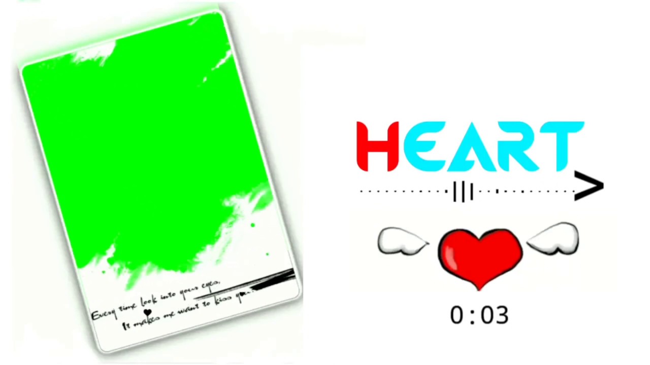 Heart Green Screen Effects | Kinemaster | Heart Effect | Green Screen ...