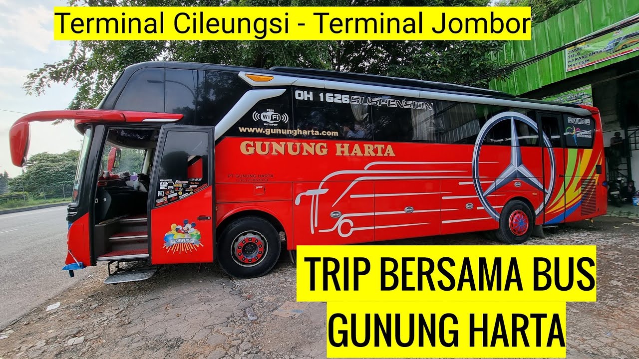 TRIP BOGOR - YOGYAKARTA BERSAMA BUS GUNUNG HARTA - YouTube