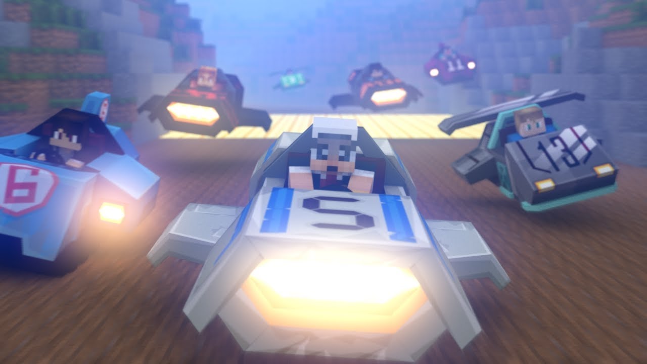 Turbo Kart Racers -Minecraft Animation - YouTube