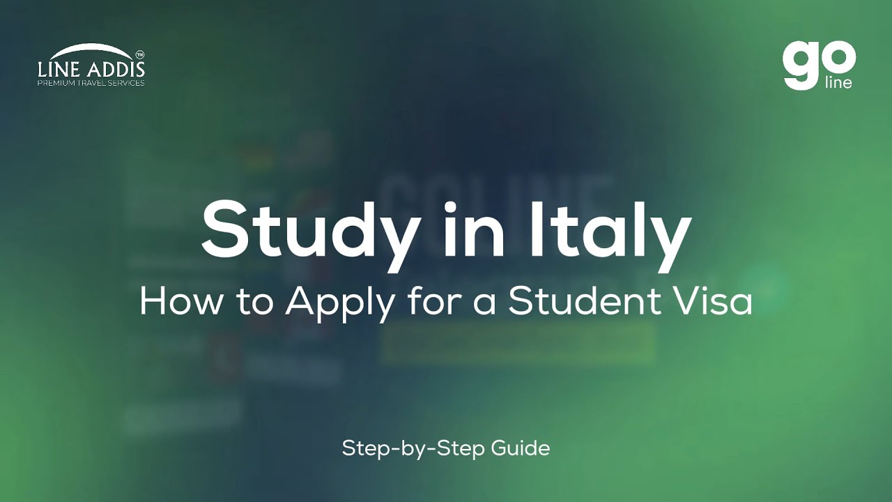 How to Apply for a Student Visa in Italy Using Goline App | Step-by ...