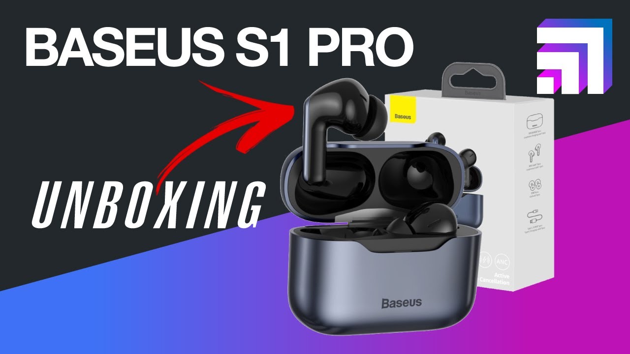 Fone BASEUS S1 Pro - Um TWS barato com ANC [UNBOXING] - YouTube
