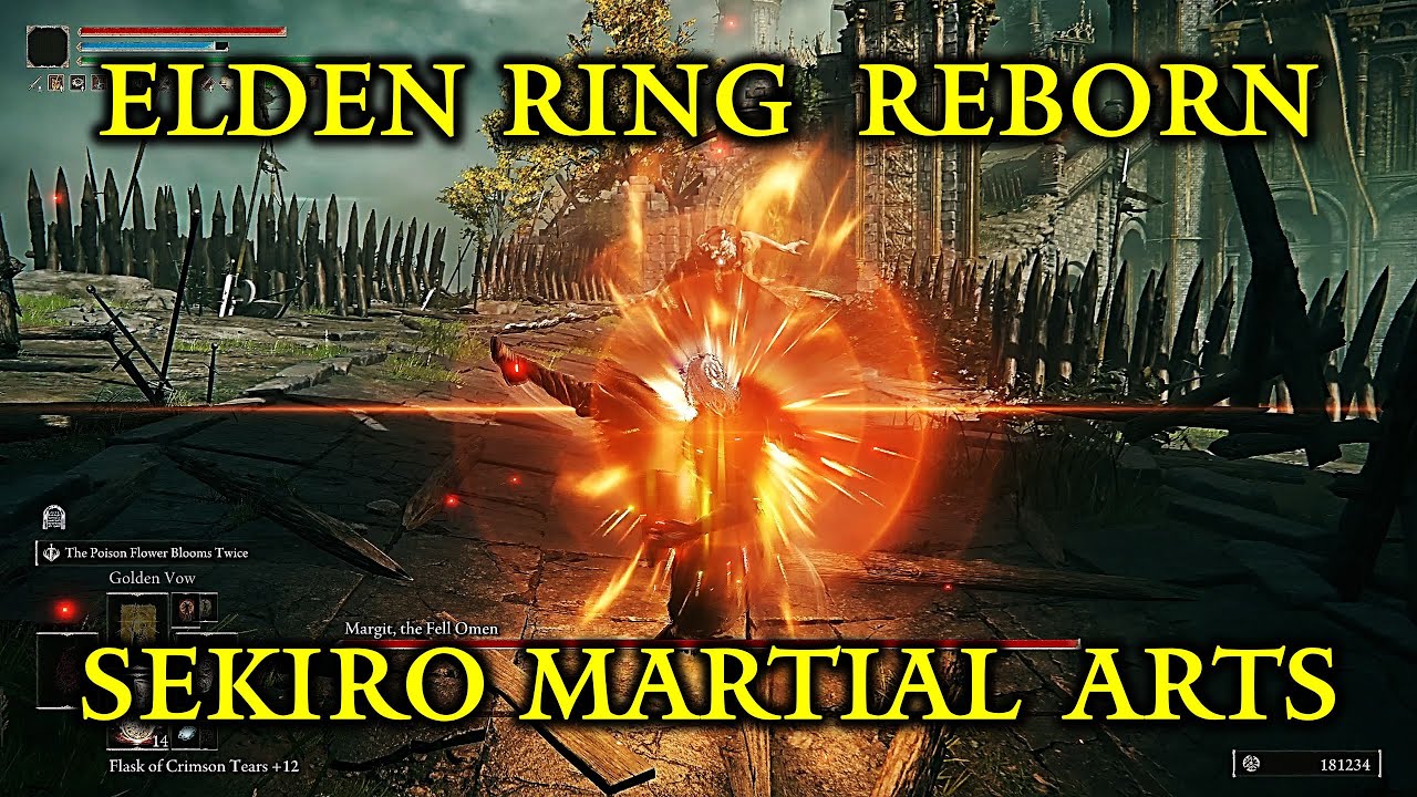 Elden Ring Reborn Mod + Sekiro Martial Arts ( Senpou Leaping Kicks ...