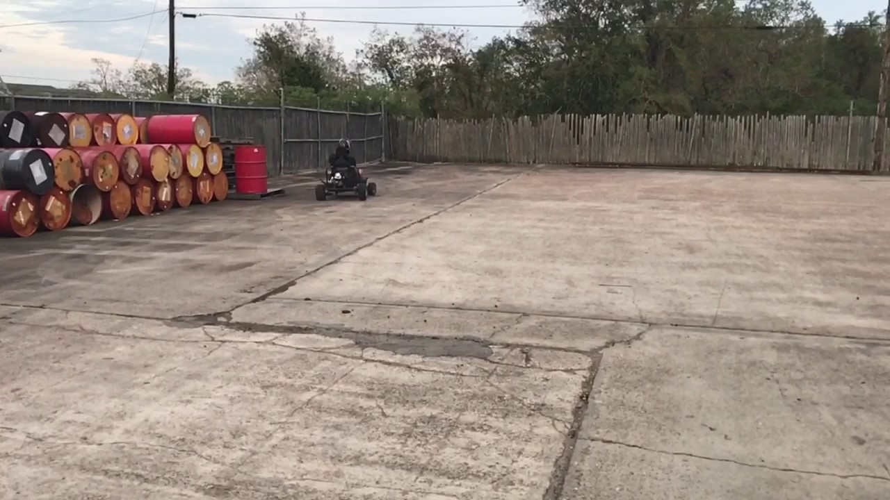 Home built go kart fun - YouTube