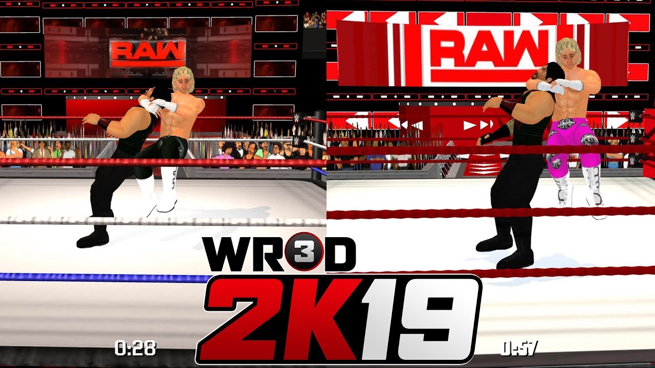 WR3D 2K19 vs WR3D 2K18 Comparision + Animated Arenas! - YouTube