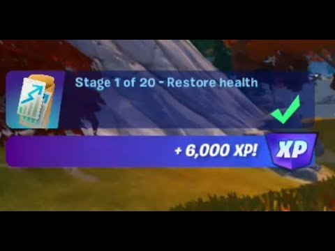 Fortnite - Restore health - Chapter 4 Season 1 - YouTube