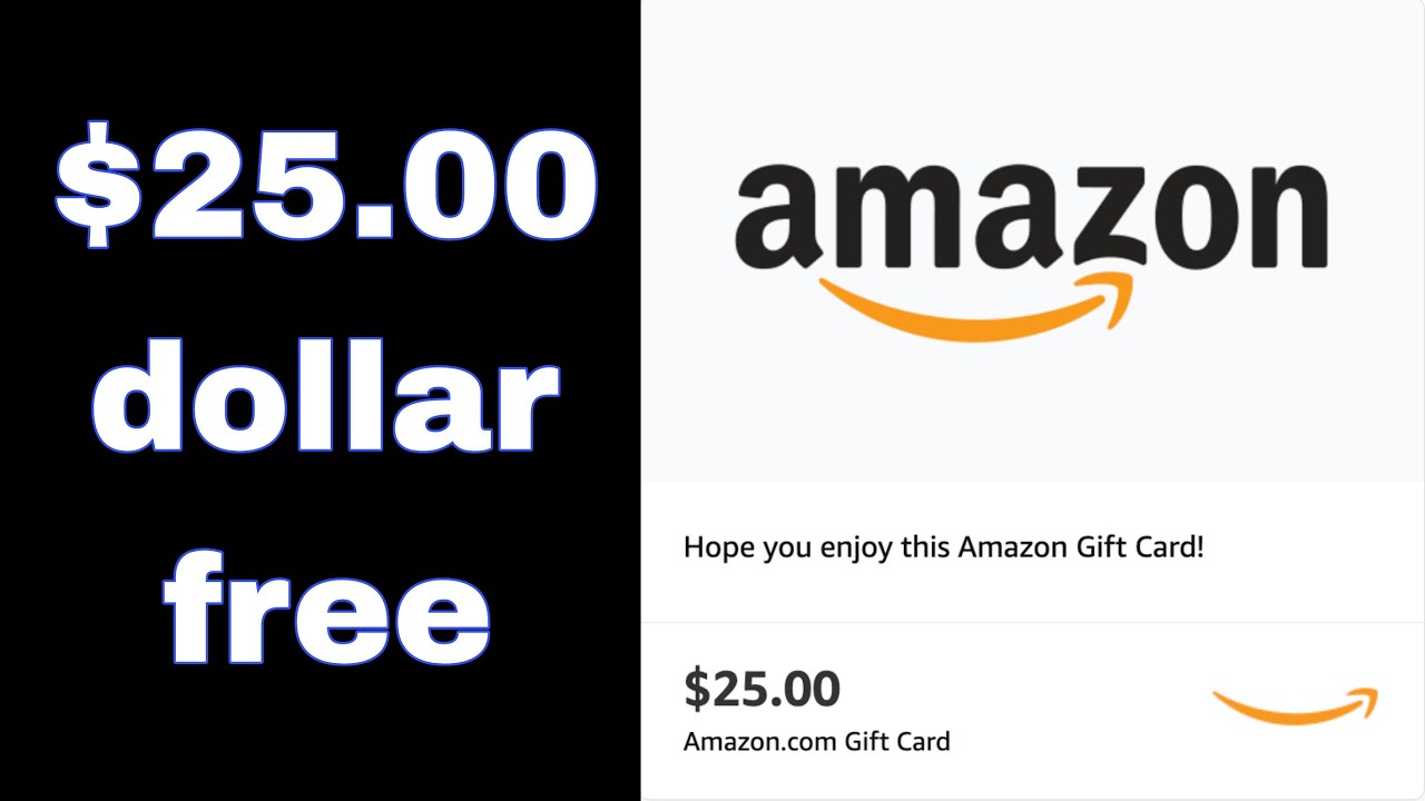 amazon $25.00 Gift card | amazon $25 dollar free | amazon Gift card # ...