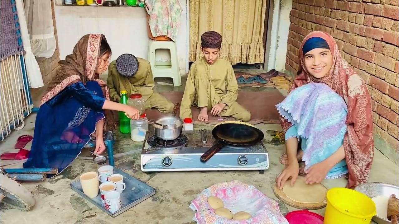 aaj sare ghar ke kam mujhe karne pade || village life || Happy Punjabi ...