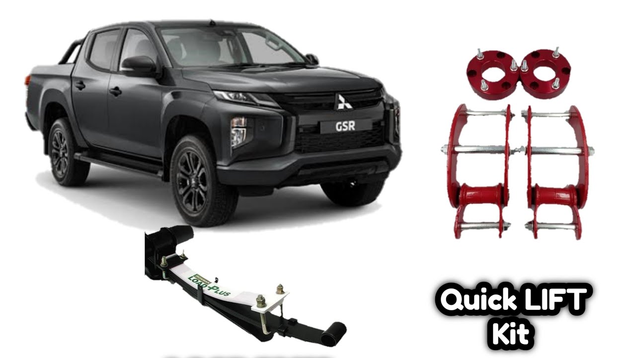 Mitsubishi Strada Quick Lift kits and Ironman LoadPlus - YouTube