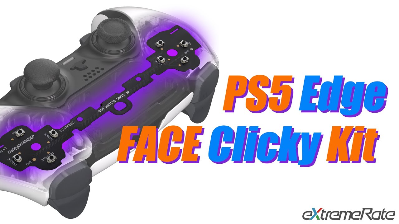 eXtremeRate PS5 DualSense EDGE Controller Face Clicky Installation Guide - YouTube