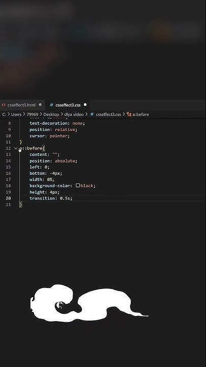 Css Underline Hover Effect Cssanimation Css Htmlcss Htmlcssproject