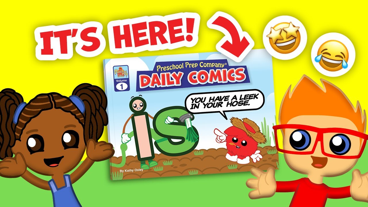 The Daily Comic Book Is HERE! | Preschool Prep Company - YouTube