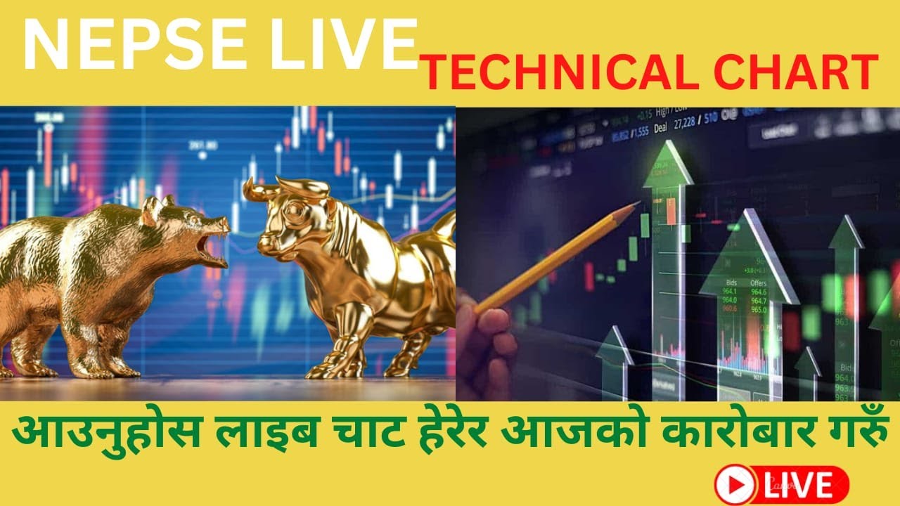 NEPSE LIVE / NEPSE LIVE TRADING /NEPSE TECHINAL ANALYSIS - YouTube