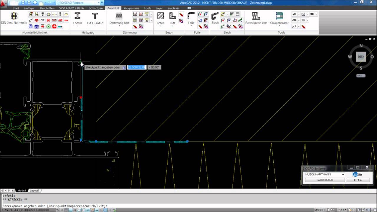 SYSCAD - CAD für den Metallbau auf der Fensterbau Frontale 2016 - YouTube