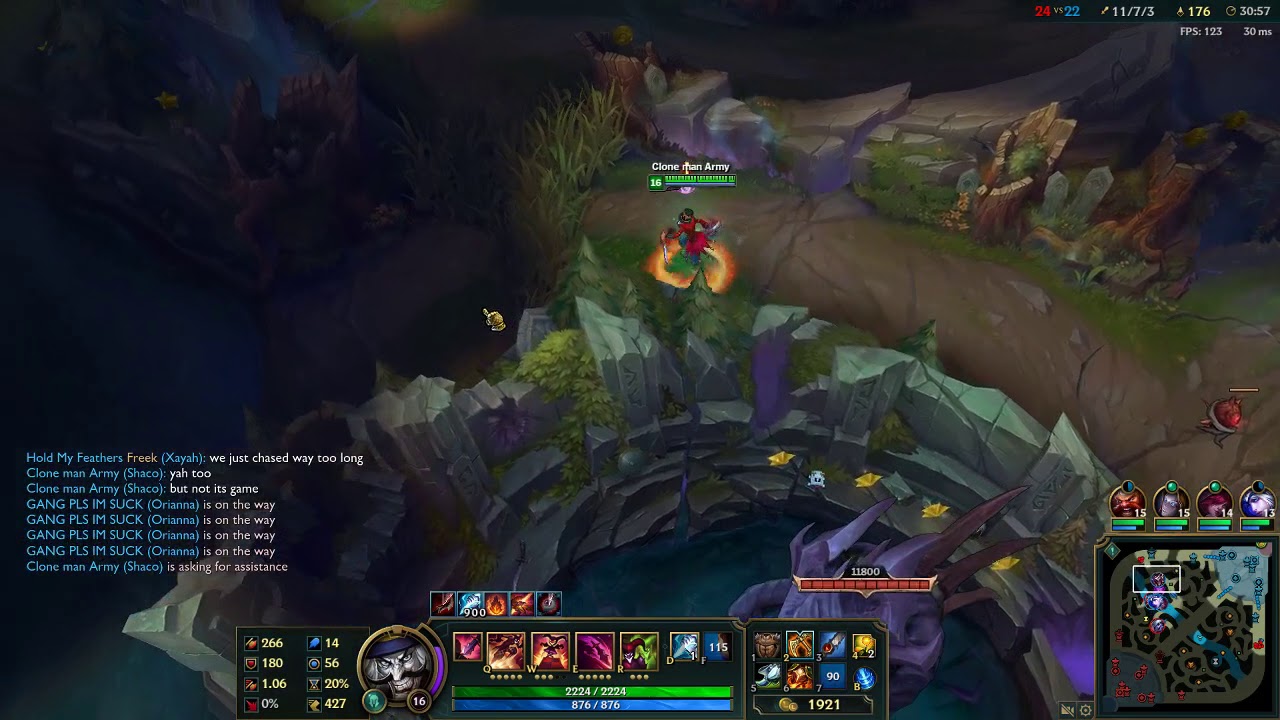 Tank Ad Shaco Diamond [League of Legends] Mid-/ Lategame Gameplay ...