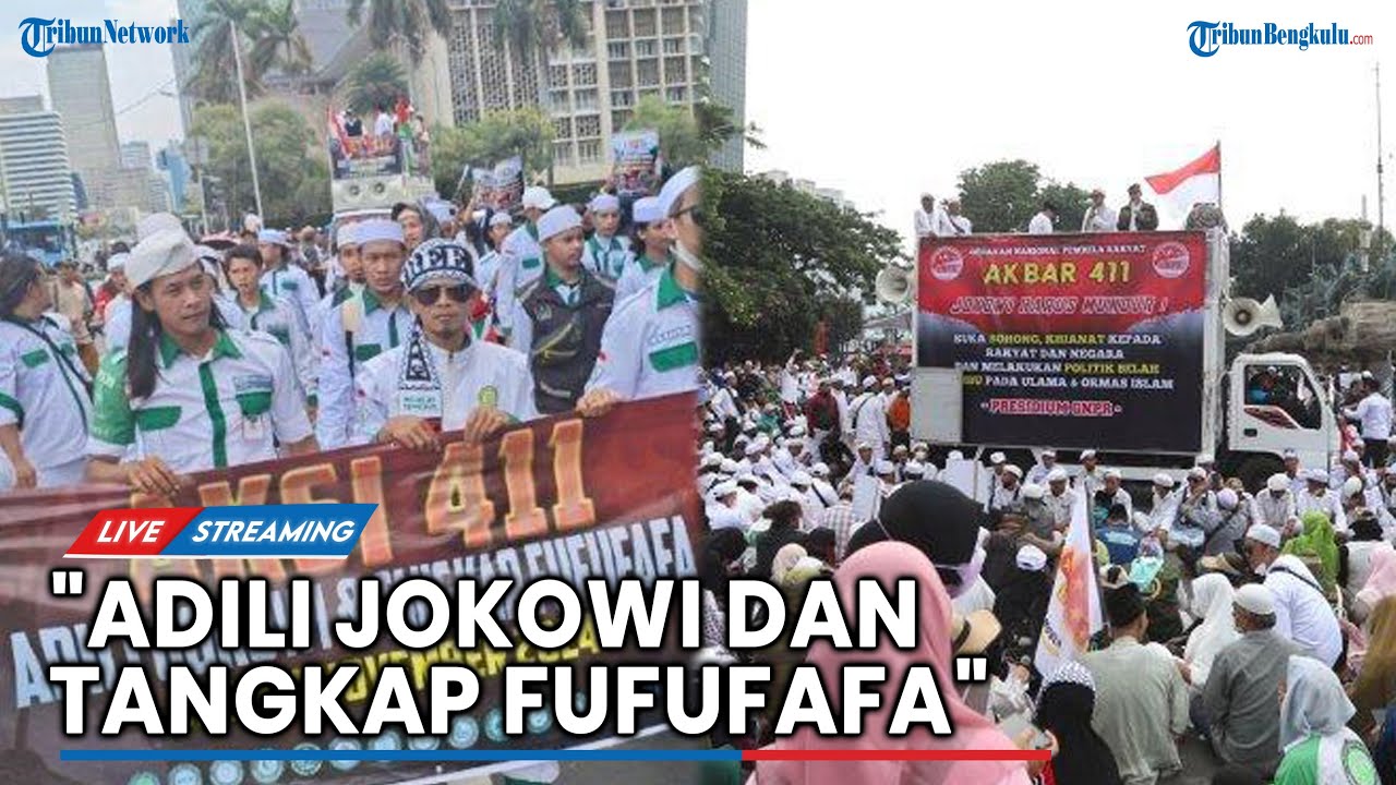 🔴LIVE: FPI Gelar Aksi Demo Reuni 411, Minta Adili Jokowi dan "Ganyang ...