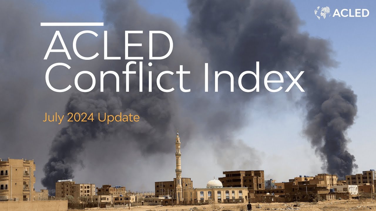 How is the world’s conflict landscape evolving? | ACLED Conflict Index 2024 - YouTube