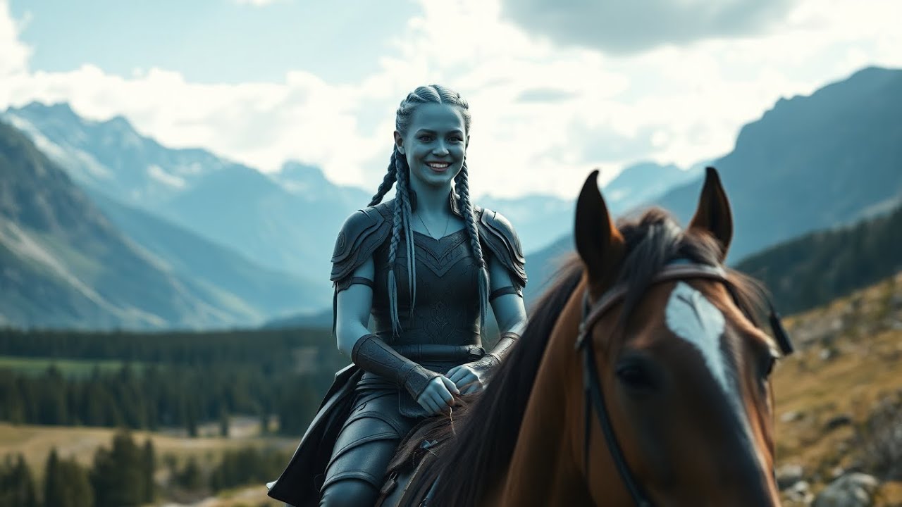 Her First Ride on a Horse Left the Alien Woman Speechless, She Never ...