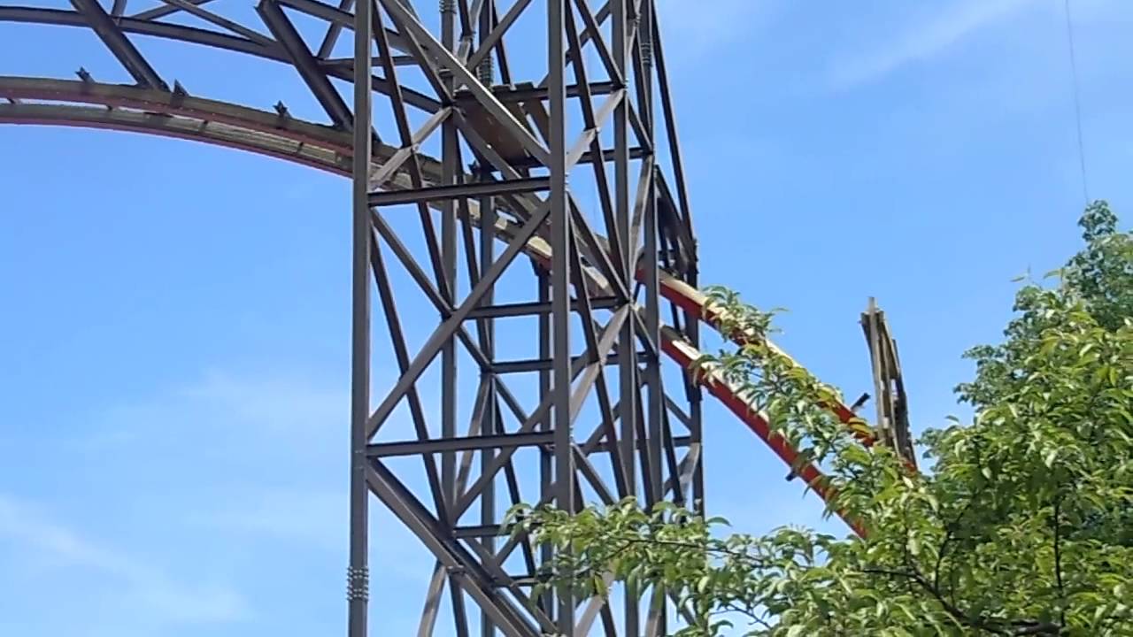 Goliath Zero-G Stall Six Flags Great America 5-24-14 - YouTube