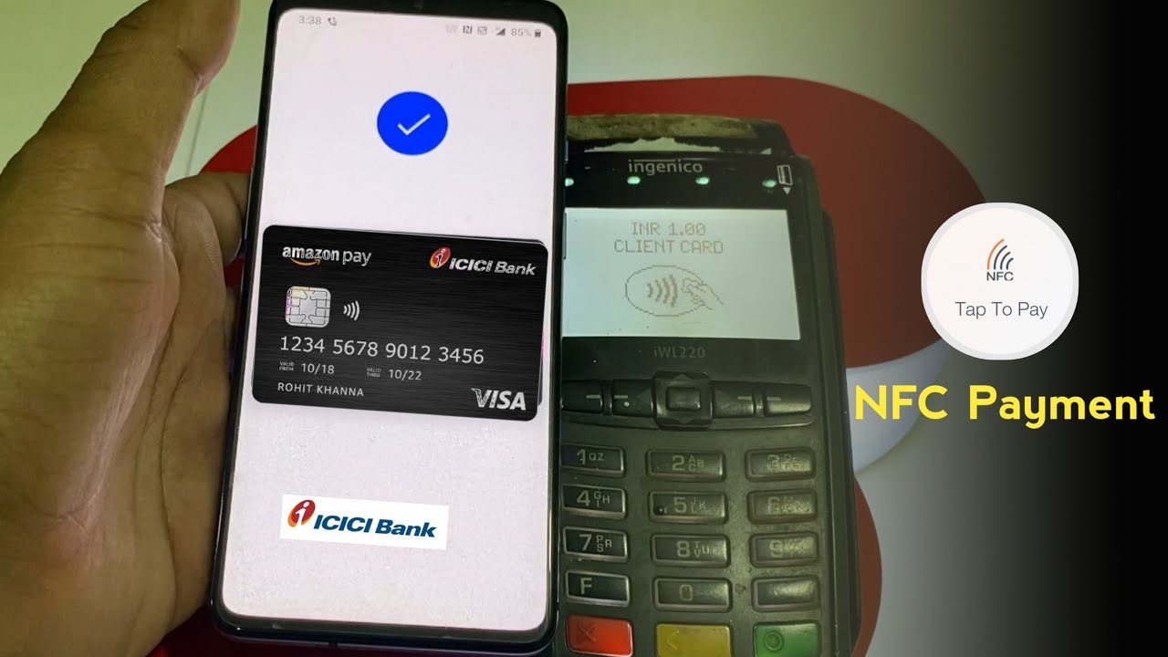ICICI imobile Tap to pay NFC payment Live 🔴 - YouTube