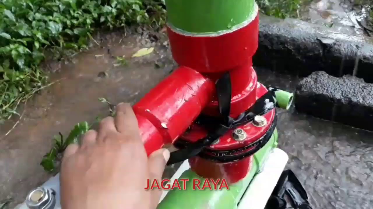 Pompa Hidram PVC 4 inchi, Pipa Hasil 1,5 Inchi Mantap - YouTube