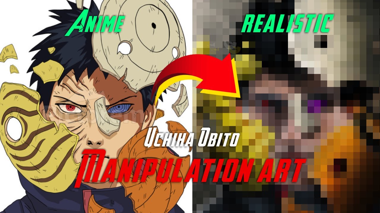Can i turned UCHIHA OBITO from anime into REALISTIC?. - YouTube