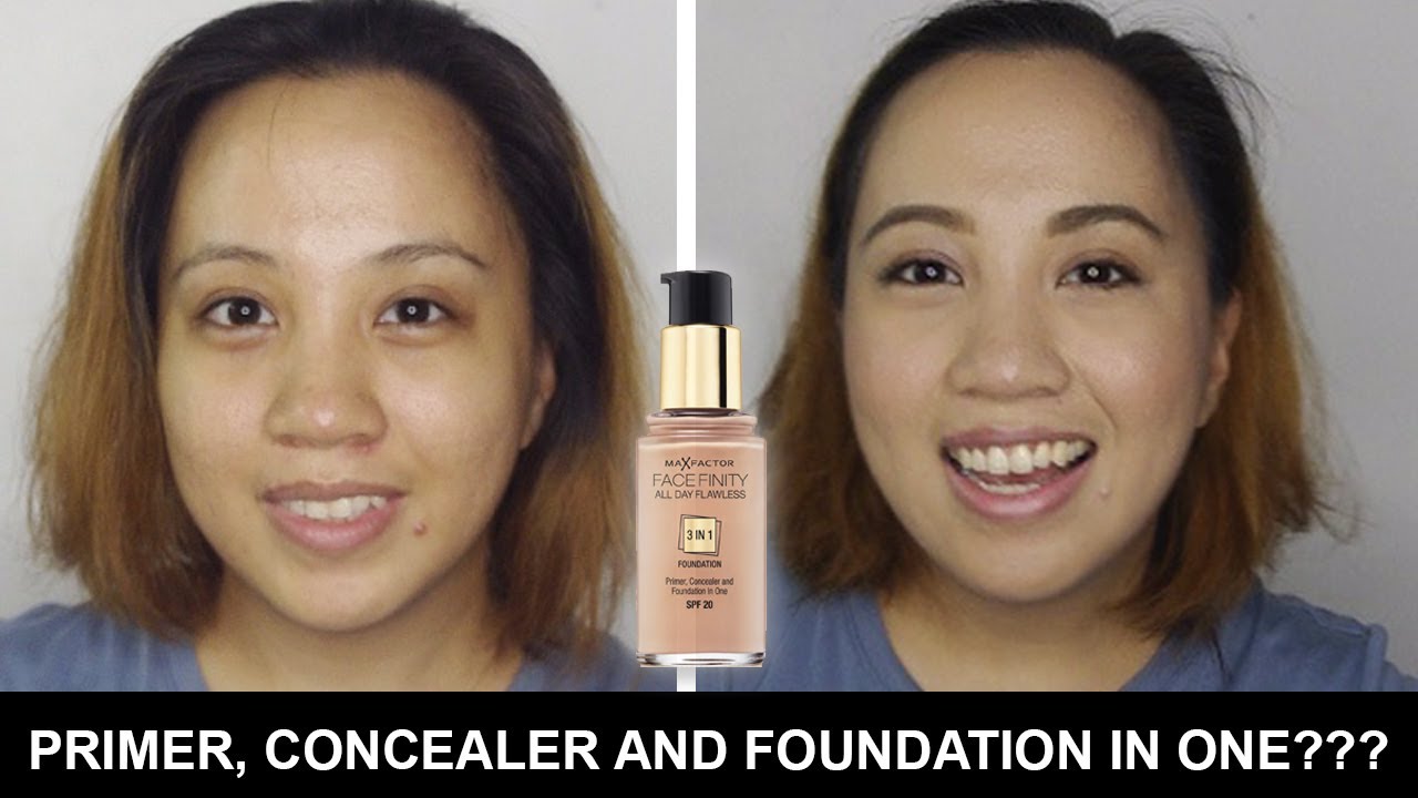 FOUNDATION DAY | MAXFACTOR 3 IN 1 FOUNDATION FIRST IMPRESSIONS REVIEW ...