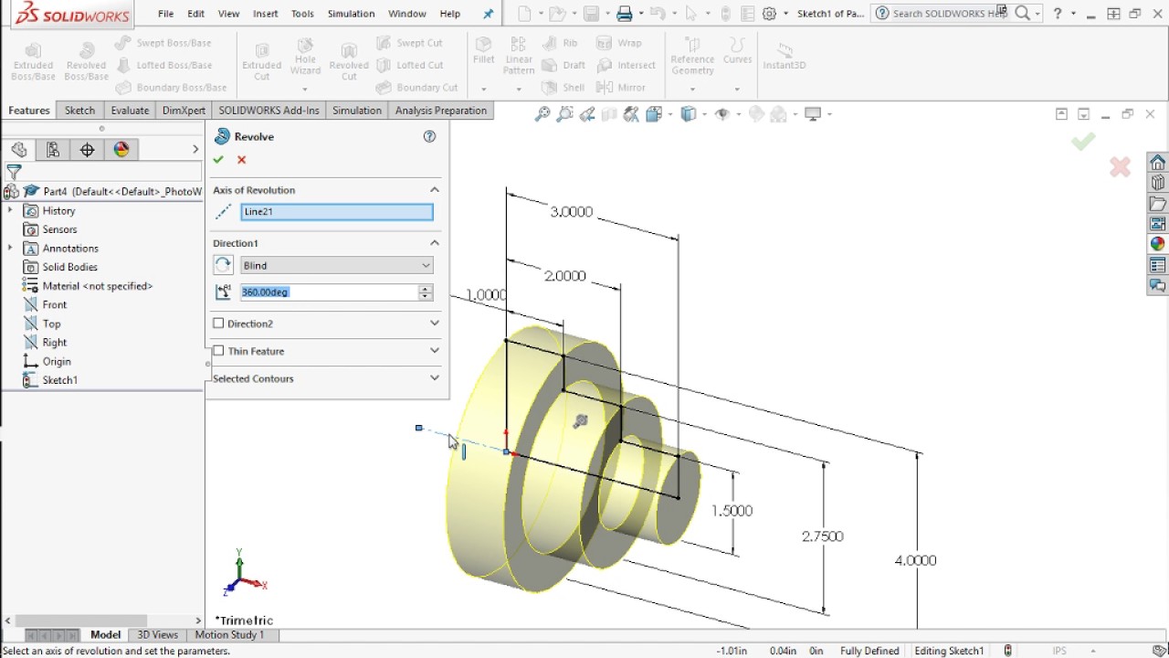 Solidworks 101 Basic Revolve Lathe Turning YouTube solidworks-101-basic-revolve-lathe-turning-youtube