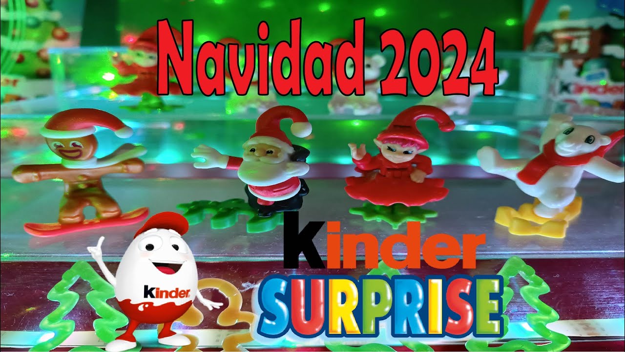 Kinder Sorpresa Navidad 2024🎄Abriendo 8 Huevitos kinder sorpresa ...