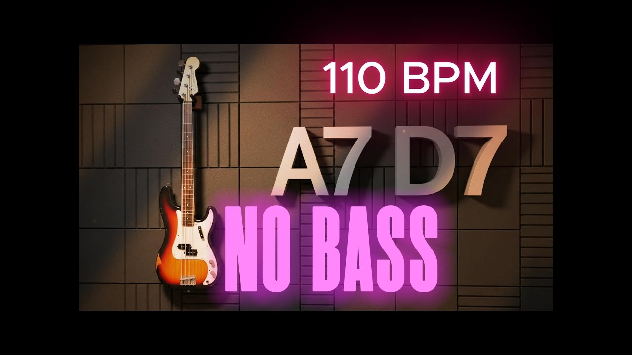 Funk Soul Bass Backing Track - 110 BPM - Bass Channel Backing Tracks ...
