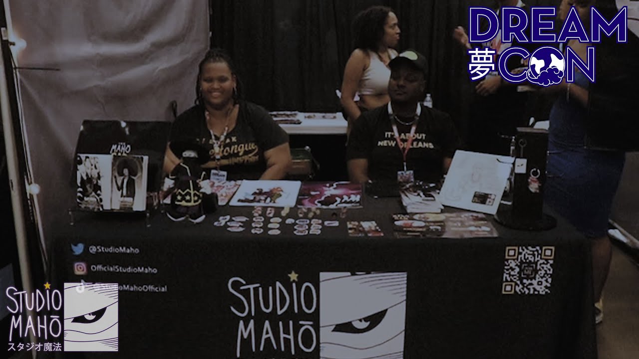 New Black Anime Studio!! Studio Maho Dreamcon 2023 - YouTube