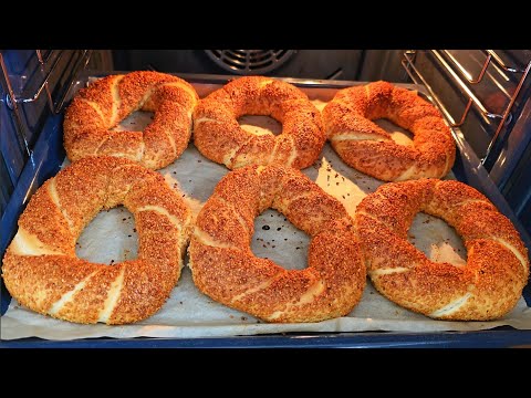 👉FIRINCILARI KISKANDIRAN EV YAPIMI SİMİT👉EVDE TEREYAĞLI SİMİT TARİFİ  #trending #pastry 
