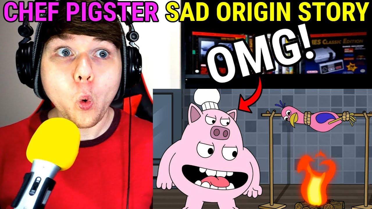 CHEF PIGSTER SAD ORIGIN STORY... (Cartoon Animation) @GameToonsOfficial ...