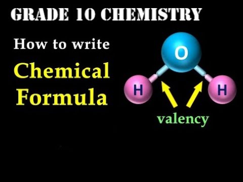 GRADE 10:ኬሚካል ፎርሙላ እንዴት ልጻፍ? How to write chemical formula? - YouTube