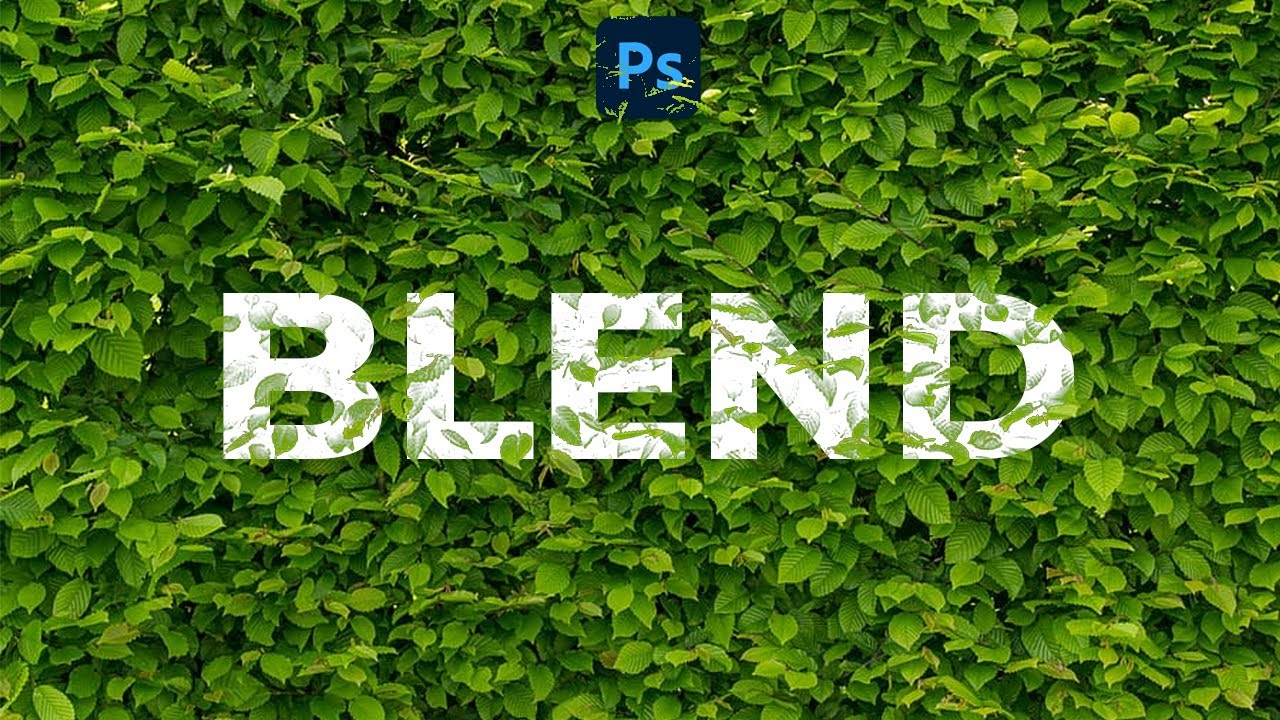 How To Blend Text in Photoshop | Blending Options in Photoshop | Adobe ...