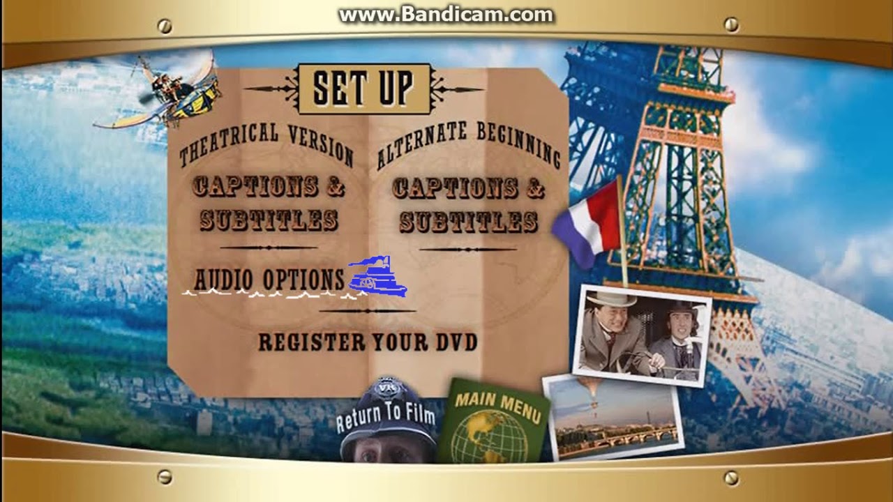 Menu From Around The World In 80 Days 2004 DVD - YouTube