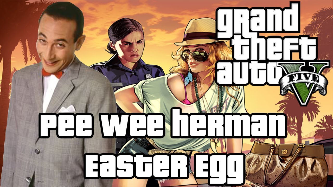 GTA 5: Pee Wee Herman Easter Egg (Grand Theft Auto 5) - YouTube