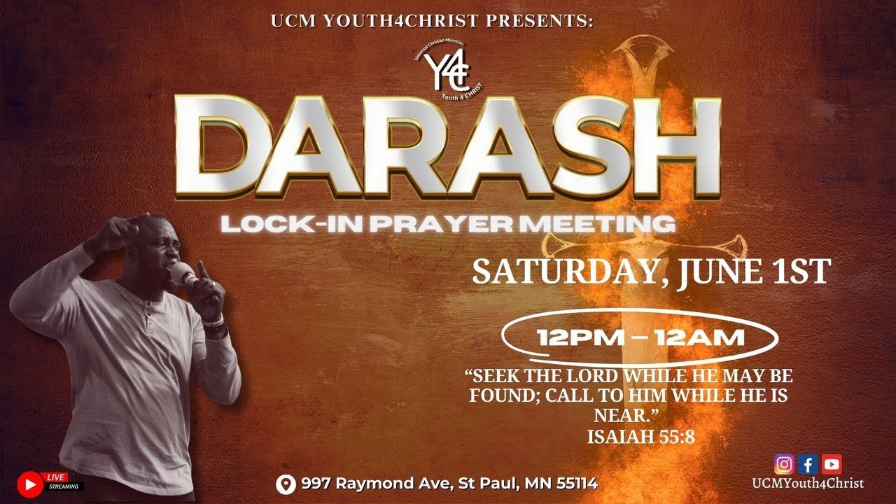 DARASH | 12hr Lock-In Prayer | 6/1/2024 #Youth4Christ - YouTube