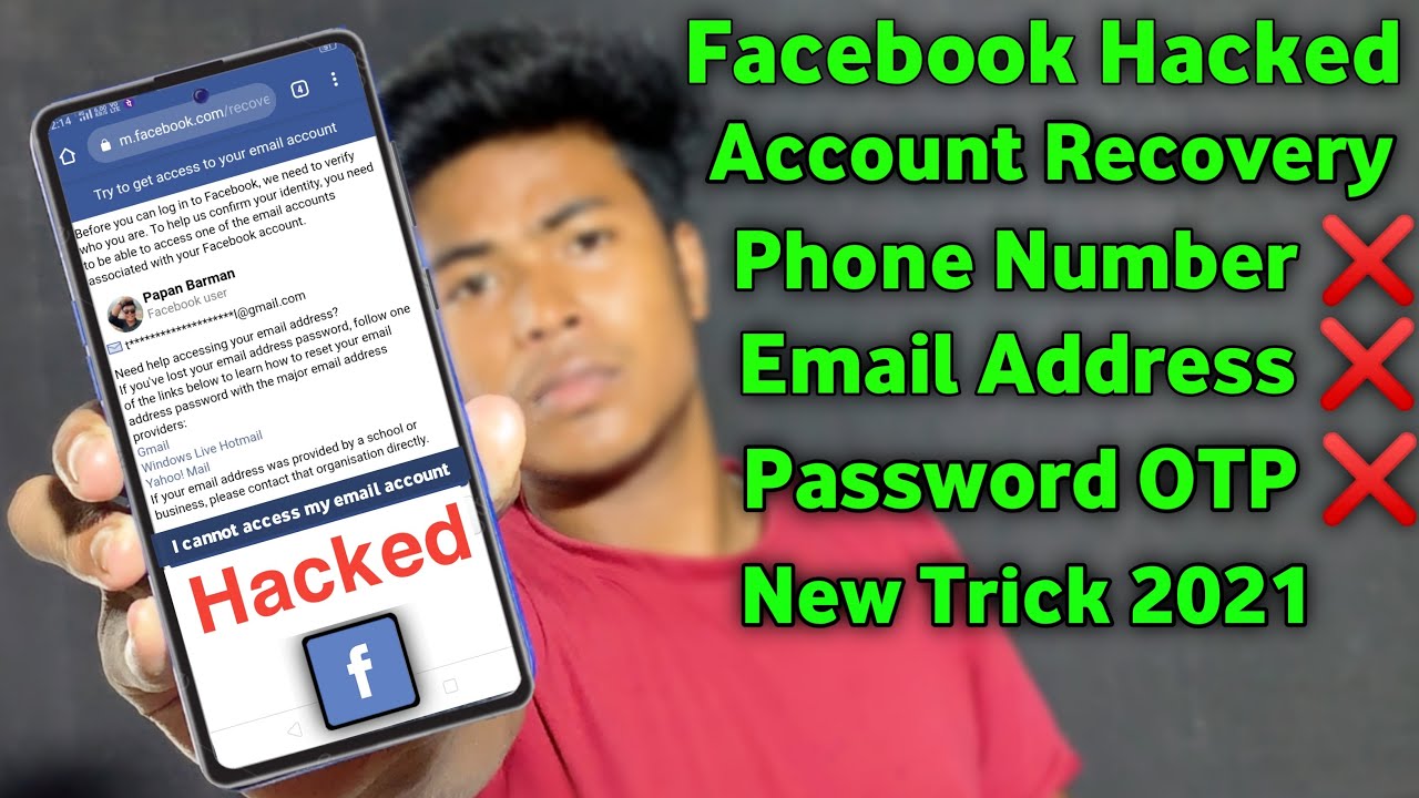 How To Recover Facebook Account Without Phone Number And Email New