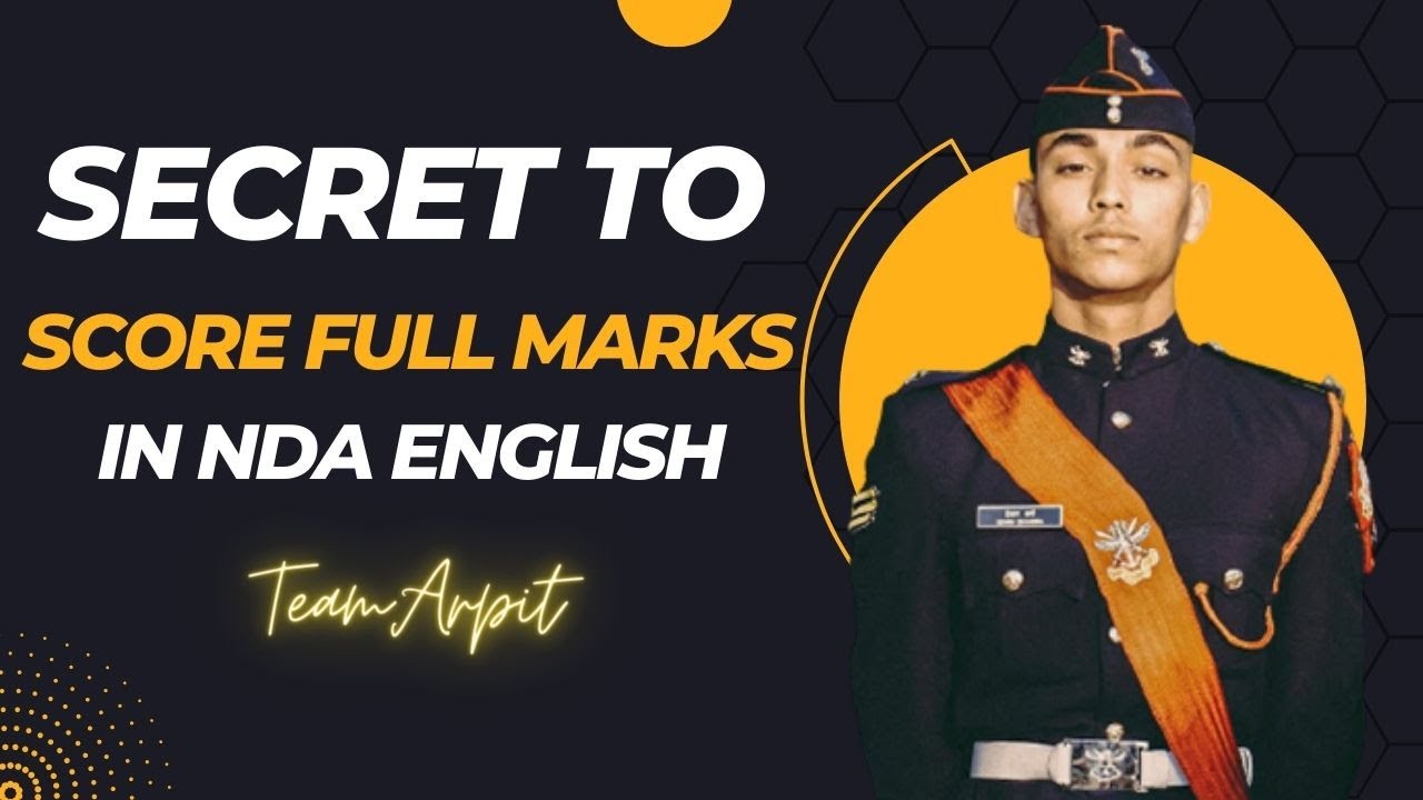Secret To Score Full Marks Marks In NDA English || Topper's Secret ...