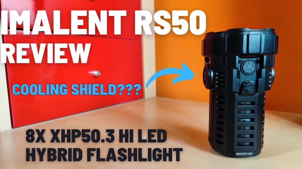 Imalent RS50 Review - Hybrid beam XHP50.3 Hi LED Flashlight with ...