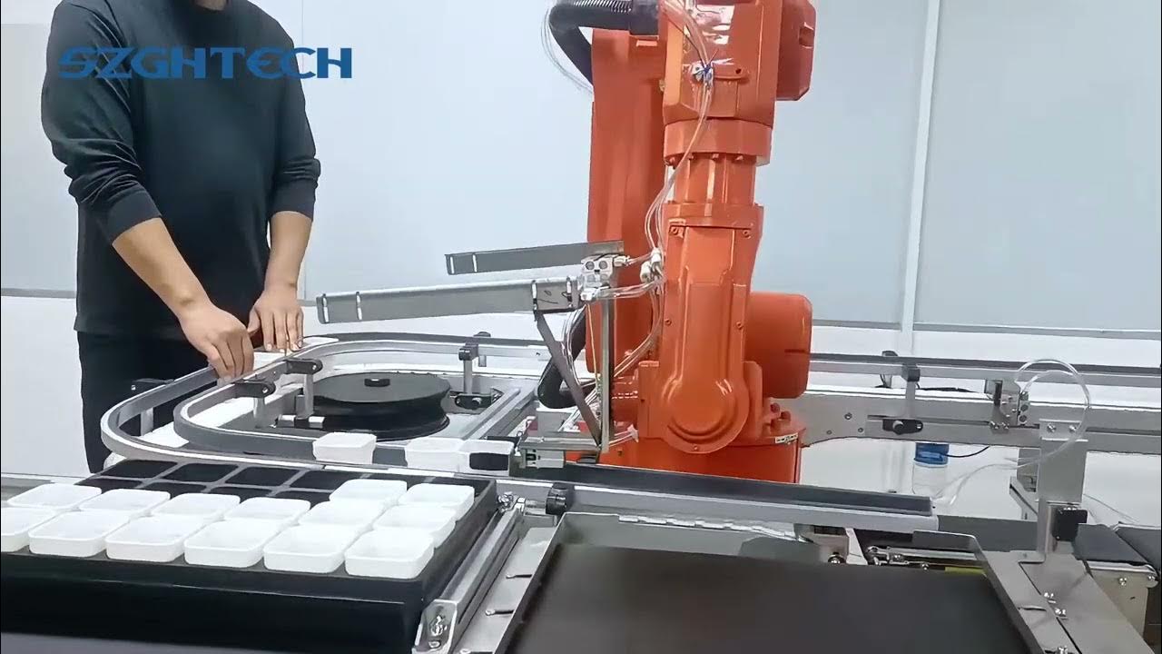 Shenzhen Guanhong Technology Universal Robot Loading and Unloading - YouTube