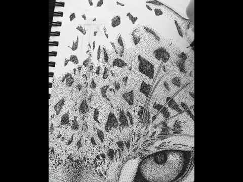 Freehand Ink Dot Art - YouTube