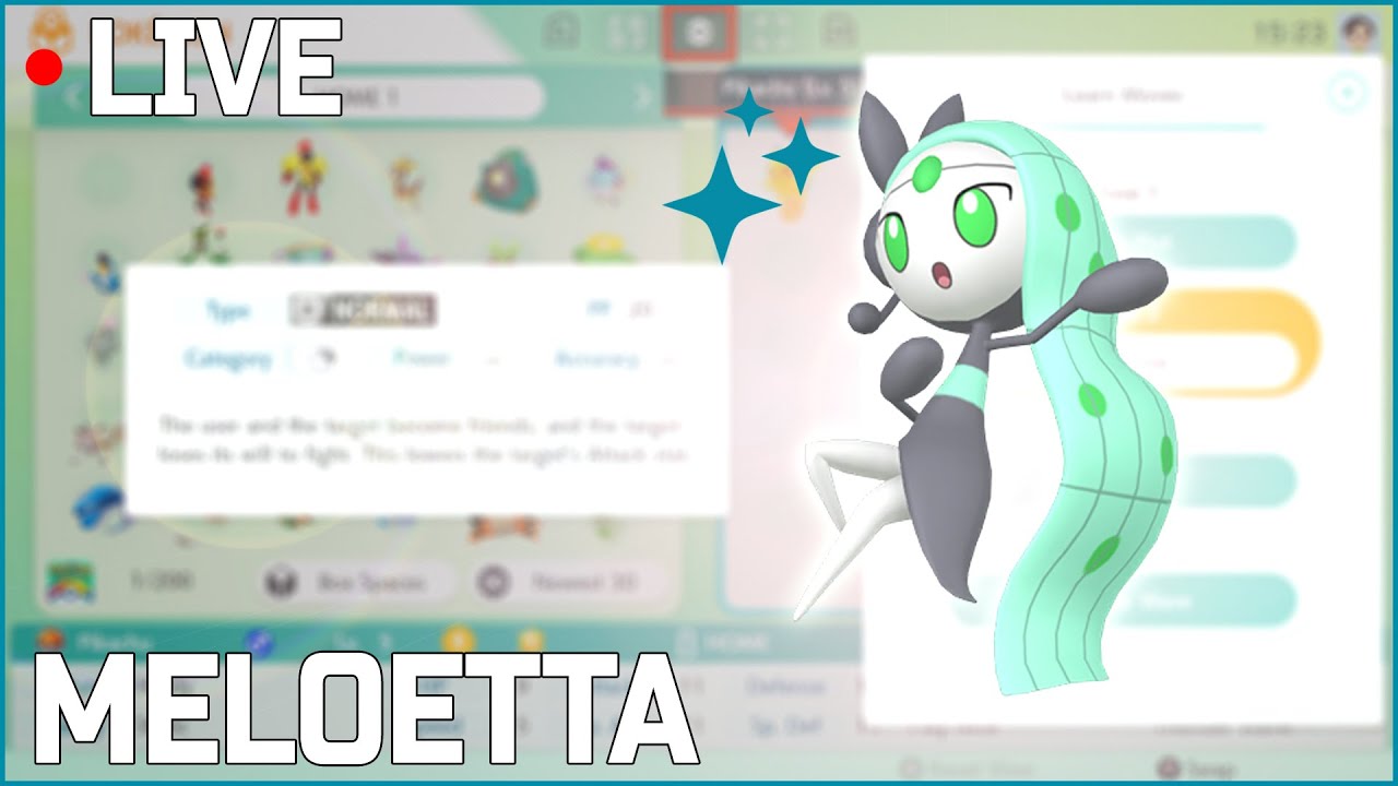 SHINY MELOETTA!! Finally something new to do - YouTube