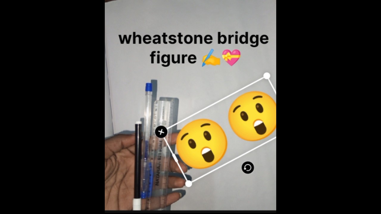 making wheatstone bridge figure. in 5 minutes 😲💝 #drawing #figure # ...