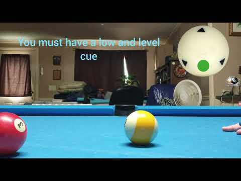 drawing the cue ball like a pro slow motion - YouTube