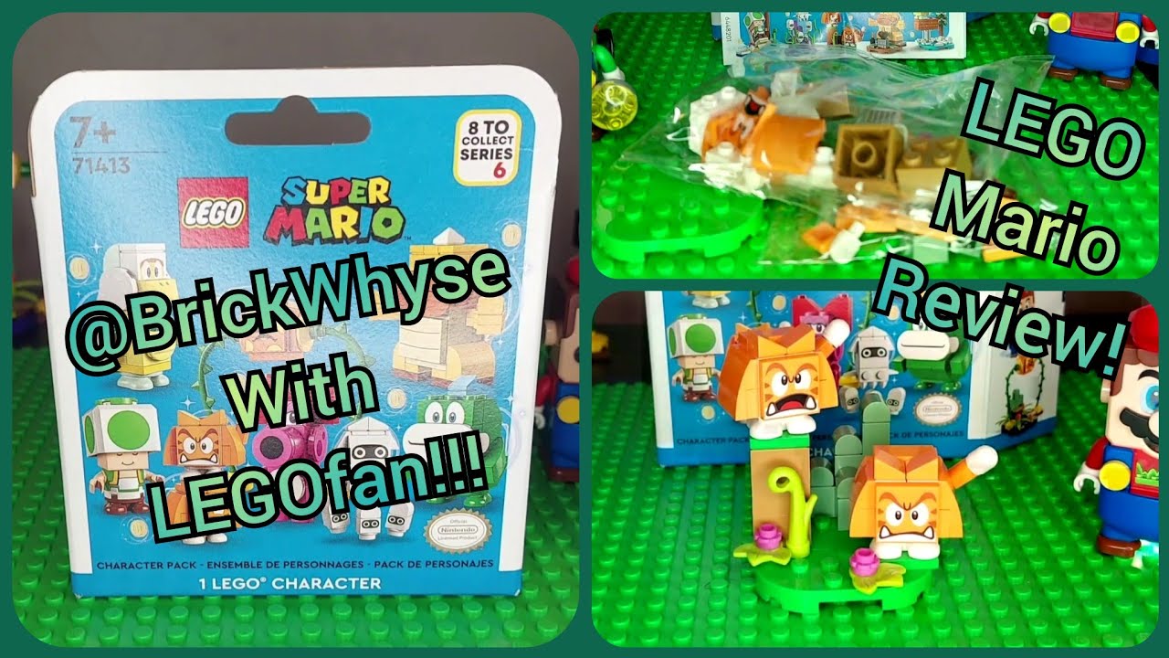 Review/Unbox LEGO Super Mario Cat Goomba 71413 Mystery Mini Blind Box ...