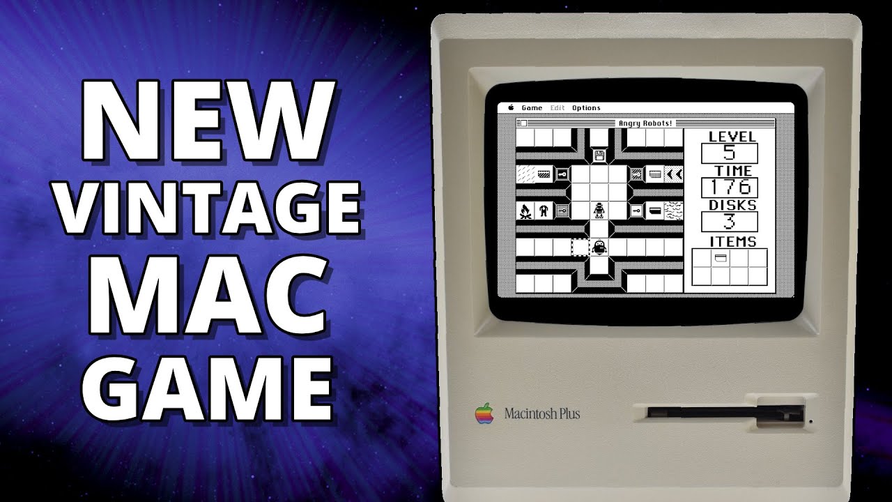 Angry Robots! - New Vintage Mac Game on Kickstarter - YouTube