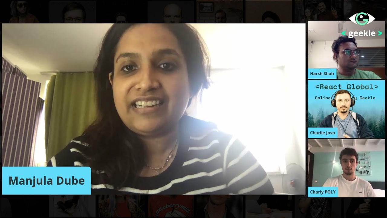 React Q&A Session with Charly Poly, Manjula Dube and Harsh Shah - YouTube